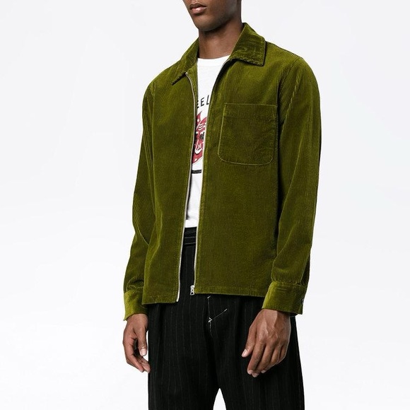 Our Legacy | Jackets & Coats | Our Legacy Green Drip Corduroy Jacket ...